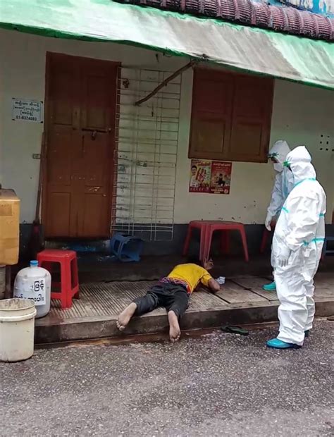 အသက်ရှုကြပ်ပြီး မေ့လဲမတတ်ဖြစ်နေတဲ့ ပြည်သူတစ်ဦးရဲ့အသက်ကို ကယ်တင်ဖို့ က