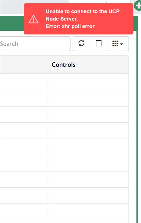 Unable To Connect To The Ucp Node Server Error Xhr Poll Error