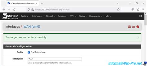 Allow Access To The Pfsense 26 Web Interface Via Its Wan Interface