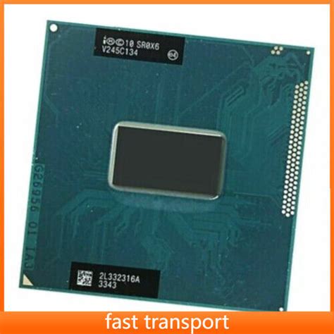Compatible Intel Core I7 3540m 3 0ghz 4m Dual Core Sr0x6 Socket G2 Processor Cpu Ebay