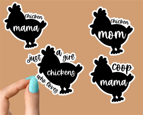 Just A Girl Who Loves Chickens Sticker Funny Chicken Sticker Etsy