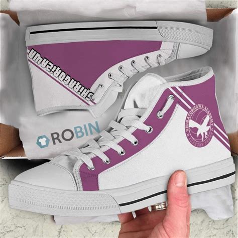 Shiratorizawa Academy Haikyuu Anime High Top Canvas Shoes
