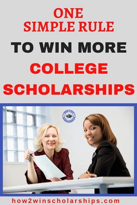One Simple Rule To Win More College Scholarships