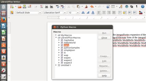A Simple Python Macro In Libreoffice 40 Lakmals Blog