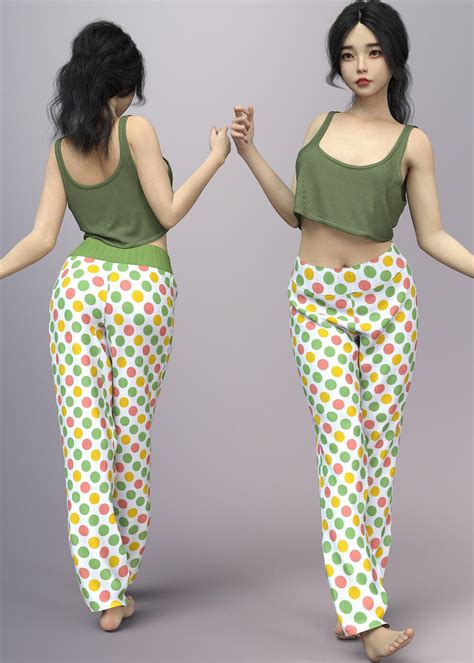 Fluffy Pants For Genesis 8 Females Daz Content By Kare3d