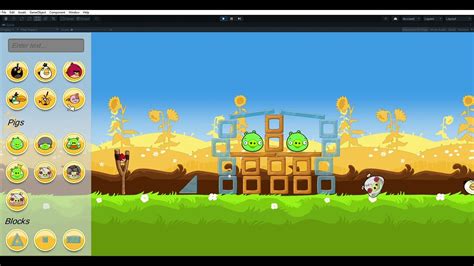 Angry Birds Level Editor Concept In Unity Youtube