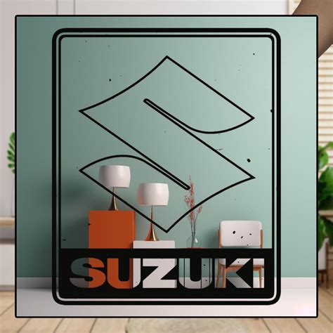 Suzuki Motorcycles Vintage 70 S Logo Mirror Custom Mirror