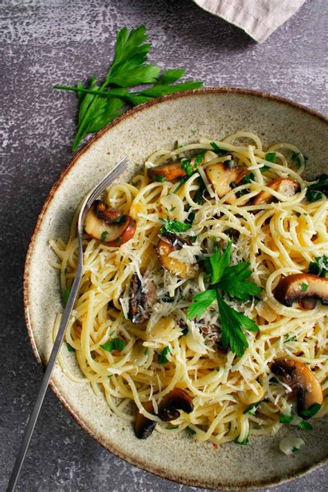 Mushroom Aglio Olio Recipe Spaghetti Aglio Olio Recipe Olio Recipe