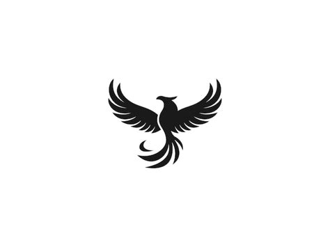 Premium Vector Phoenix Logo Vector Illustration Phoenix Silhouette