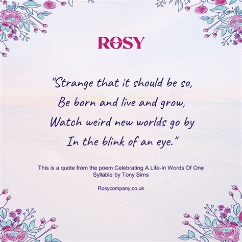 Celebrating A Life In Words Of One Syllable Text And Pdf