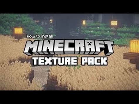 How To Get Texture Packs And Shaderpacks In Minecraft YouTube