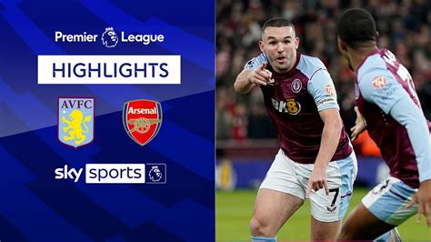 Aston Villa 1 0 Arsenal Match Report And Highlights