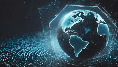 AI Visualization Of Global Cybersecurity Generative AI Stock Illustration Illustration Of