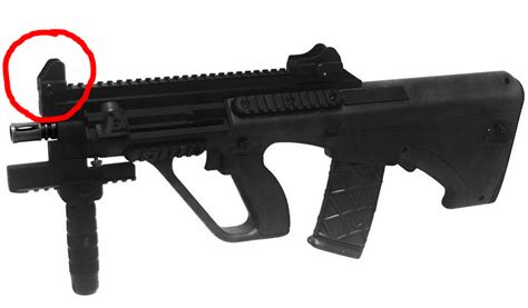 Aug Airsoft Flashlight Holder By Br0ben0 Download Free Stl Model