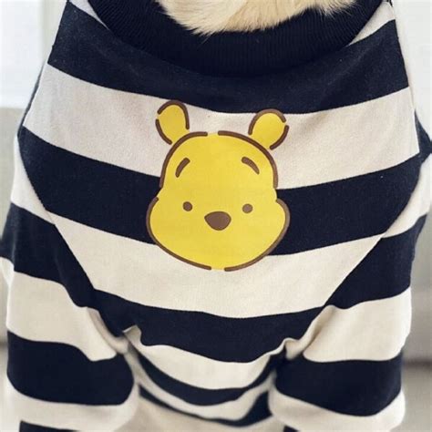 오구야 스트라이프 곰돌이 맨투맨 오구야