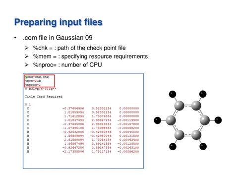 ppt gaussian 09 tutorial powerpoint presentation free download id