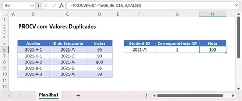 Procv Valores Duplicados Excel E Google Planilhas Automate Excel