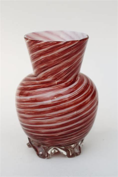 Franz Welz Czech Art Glass Vase Early 20th Century Vintage Bohemian Glass