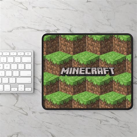 Minecraft Gaming Mouse Pad Minecraft Mouse Pad Minecraft Etsy