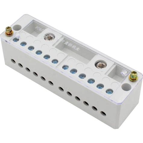 V Electrical Distribution Box Terminal Block Wire Connector Two Into Twelve Output Wire