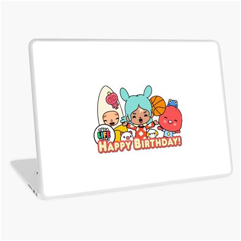 Toca Boca Toca Boca 2021 Toca Life World Laptop Skin By Momyshop