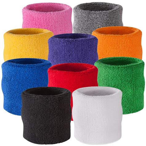 Buy Wrist Sweatbands Wholesale Colored Sweatbands