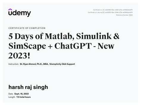Harsh Raj Singh On Linkedin Udemy Course Completion Certificate