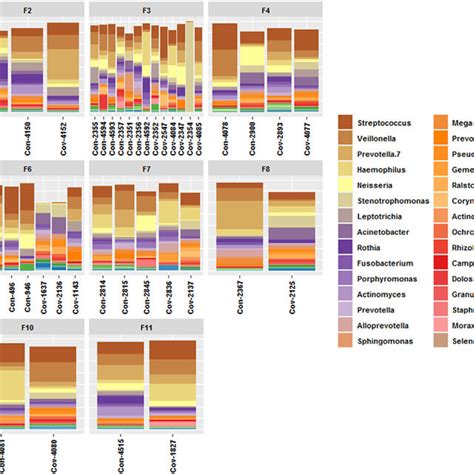 Taxonomic Distribution Of Major Genera Across Members Of 11 Distinct Download Scientific