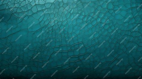 Premium Ai Image Vibrant Turquois Leather Texture Background