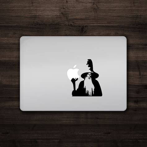 Gandalf Vinyl Decal Sticker Lord Of The Rings Macbook Mac Etsy