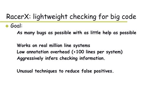 Ppt Racerx Effective Static Detection Of Race Conditions And Deadlocks Powerpoint