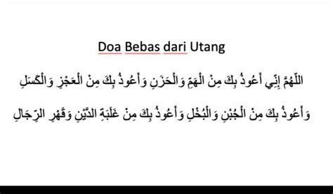 Doa Pelunas Utang Dari Rasulullah Amalkan Rutin Sore Jelang Maghrib