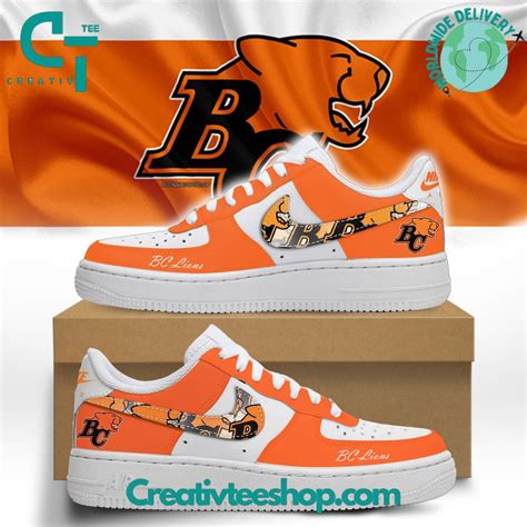 Cfl Bc Lions 2024 Air Force 1 Sneaker Creativteeshop