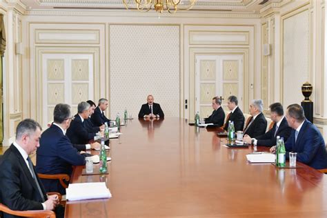 Azerbaijan President Ilham Aliyev Chaired Meeting To Discuss Hosting