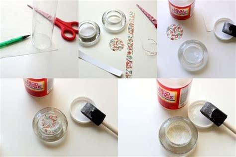 Diy Paperweights From Glass Candle Holders Mod Podge Rocks