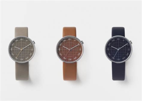 Nendo Draftsman 03 Grid Watch Is Based On Drawing Paper