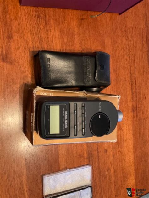 Digital Sound Level Meter Realistic 33 2055 For Sale Canuck Audio Mart