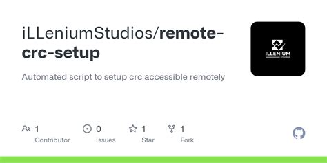GitHub ILLeniumStudios Remote Crc Setup Automated Script To Setup
