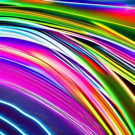 1344 Abstract Neon Waves A Dynamic And Futuristic Background Featuring