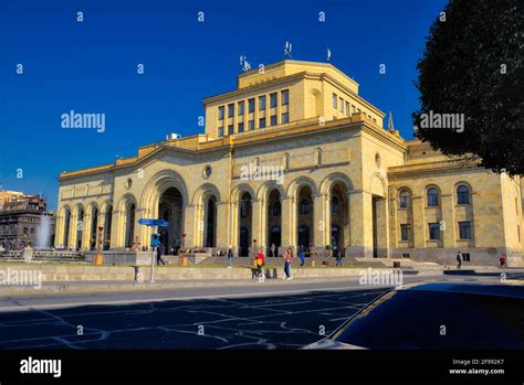 Republic Square Is Another Example Of Modern Architecture In Armenia