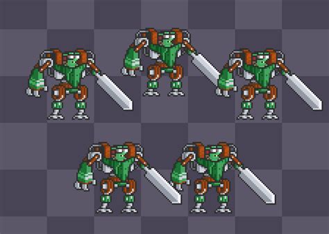 2d Pixel Art Goblin Mech Rider Sprites By Elthens Pixel Art Shop