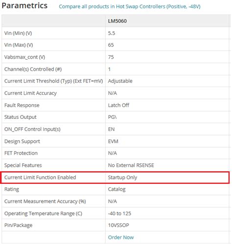 LM Current Limit Function Power Management Forum Power