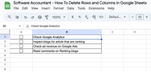 How To Delete Rows And Columns In Google Sheets Step By Step