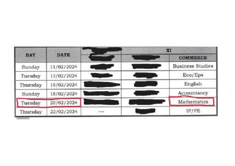 Maths Date Final Term 2 Pdf