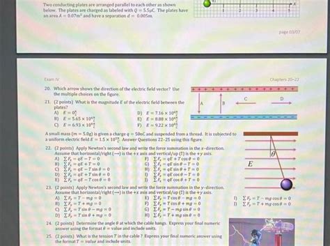 Solved Two Conducting Plates Are Arranged Parallel To Ea