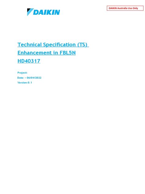 Technical Specification Enhancement Fb5ln Mass Update Of Payment