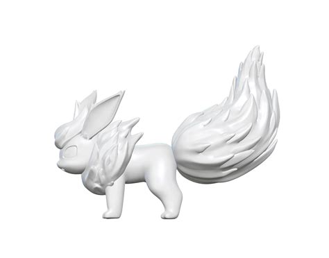 Stl File Pokemon Flareon 136・3d Printing Model To Download・cults