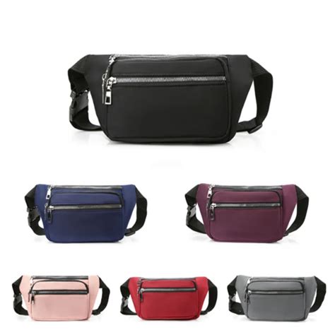 Ri Onera De Lona Para Mujer Para La Cintura Bolso Cruzado Ri Onera Deportiva De Viaje