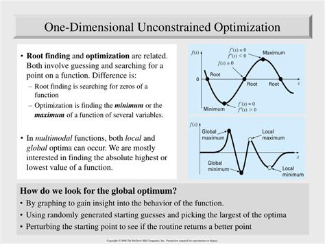 Ppt One Dimensional Unconstrained Optimization Chapter 13 Powerpoint