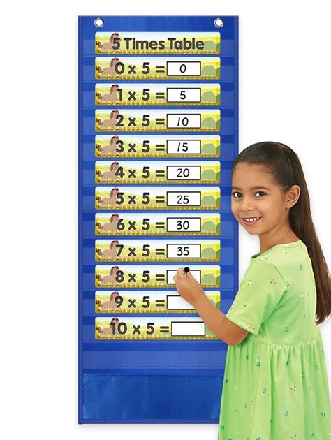 Multiplication Practice Toy With Multiplication Flash Cards Storage Pouch For Multiplication